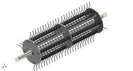 SPRING TINE REEL ASSEMBLY